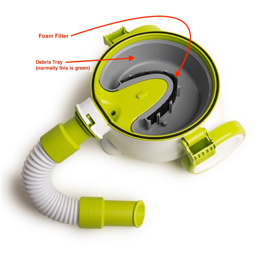 Pick-Up Bricks toy brick vacuum for kids sucks up LEGO® and more