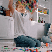 Pick-Up Bricks toy brick vacuum for kids sucks up LEGO® and more