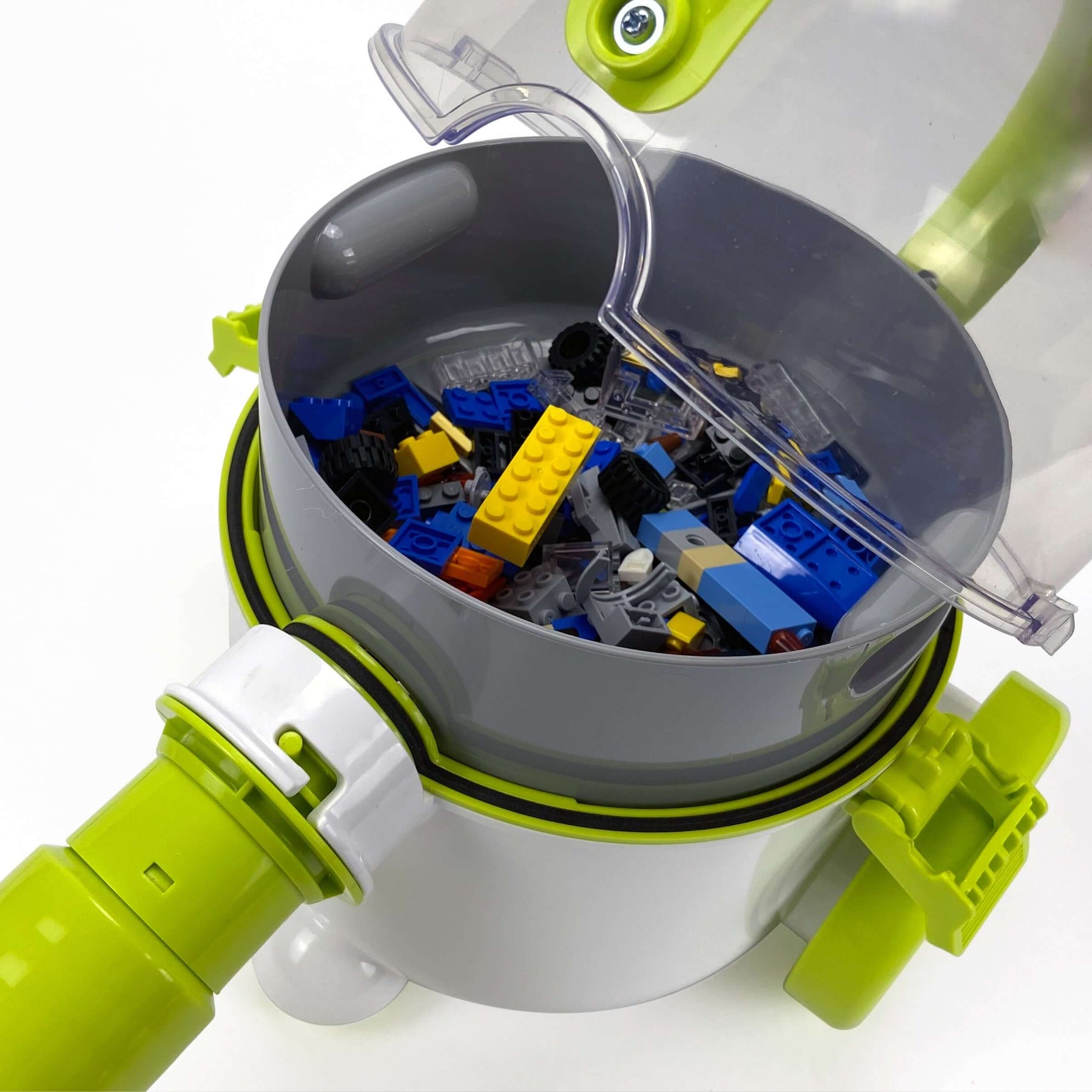 Pick-Up Bricks toy brick vacuum for kids sucks up LEGO® and more